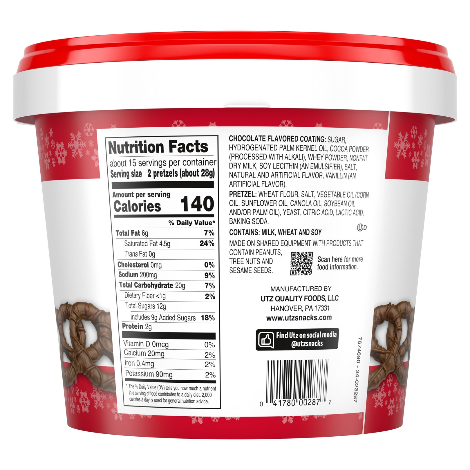 Utz Chocolate Flavored Covered Pretzels Specials – Utz Quality Foods