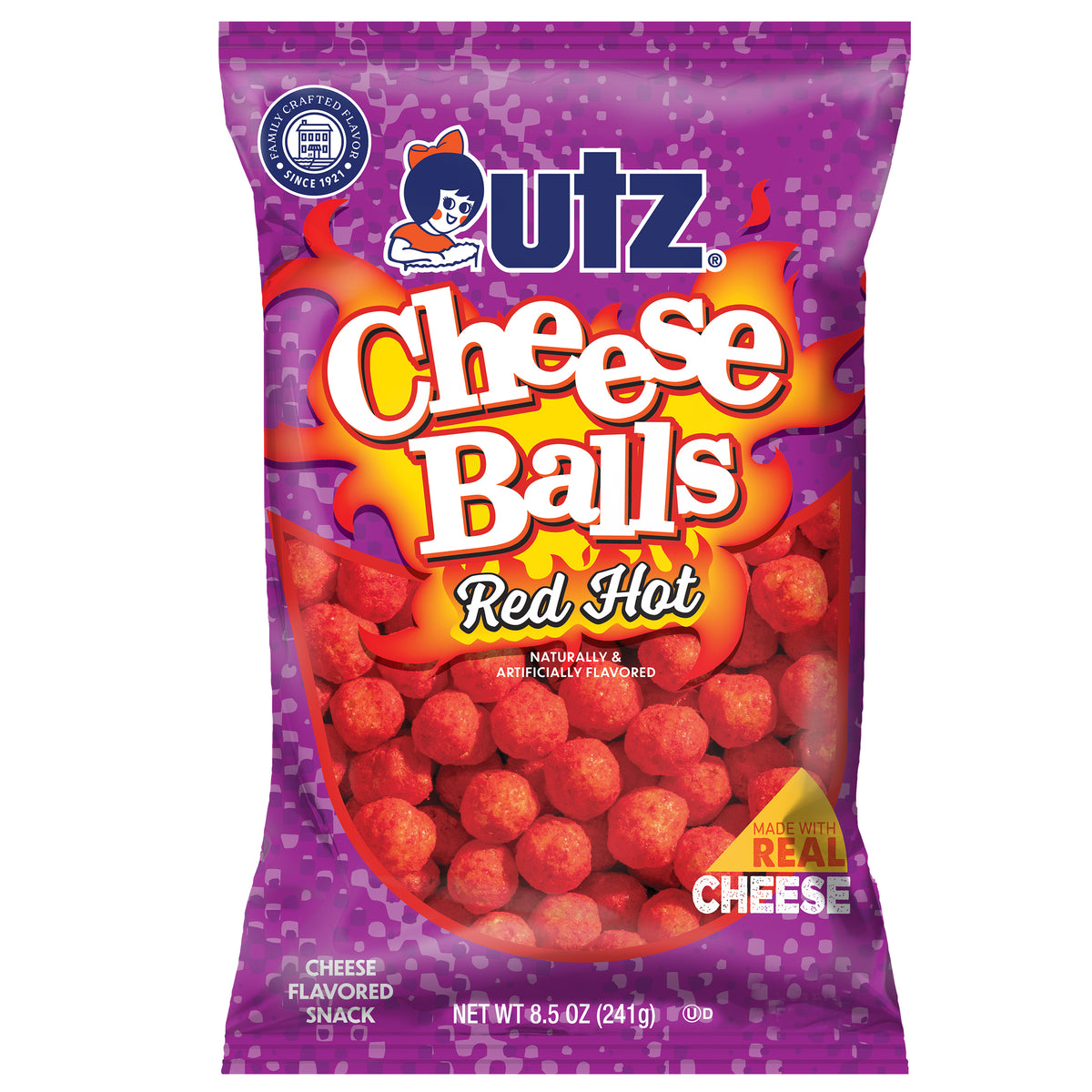 Utz Cheese Balls Red Hot Cheddar 8.5 oz. – Utz Quality Foods