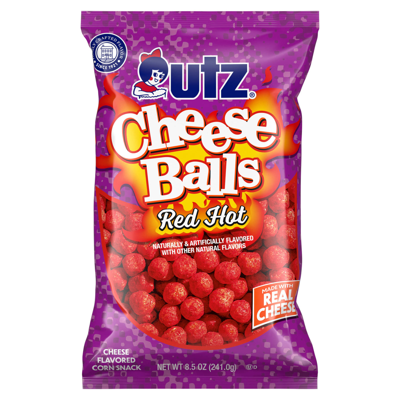 Utz Cheese Balls Red Hot Cheddar – Utz Quality Foods