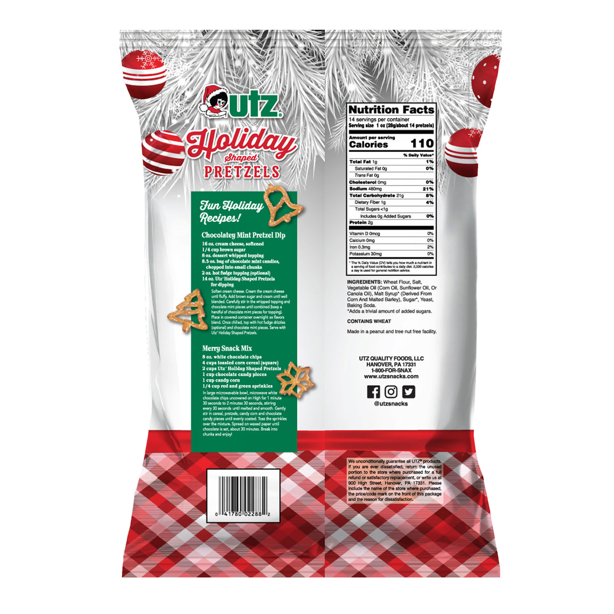 Utz Pretzels Holiday Shapes 14 oz. – Utz Quality Foods
