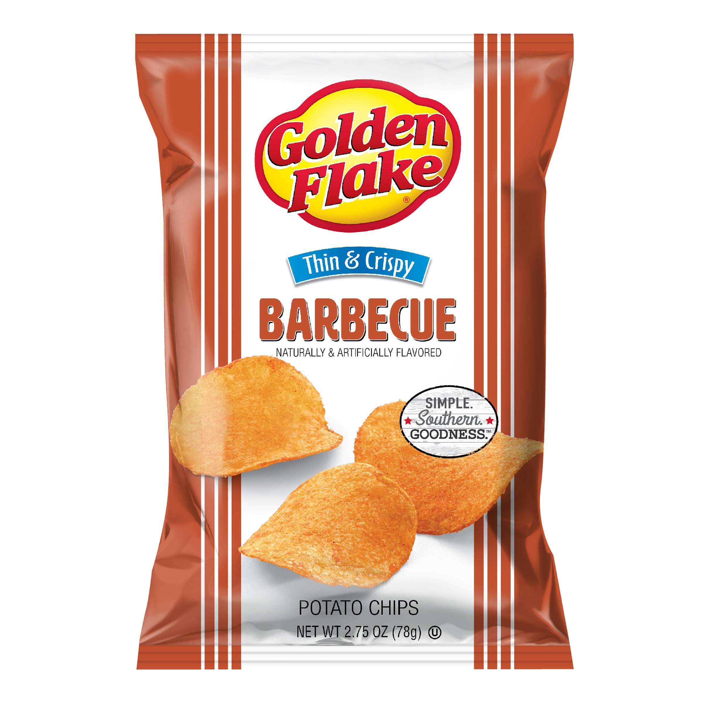 Golden Flake Potato Chips Thin & Crispy Barbecue – Utz Quality Foods