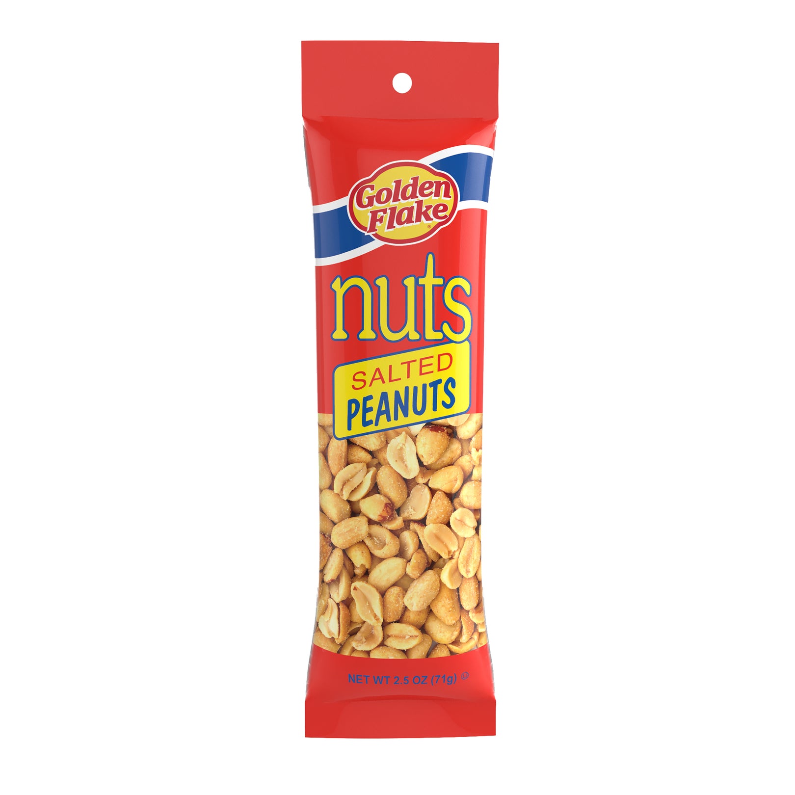 Golden Flake Salted Peanuts – Simple, Satisfying Crunch (2.5oz Bags ...
