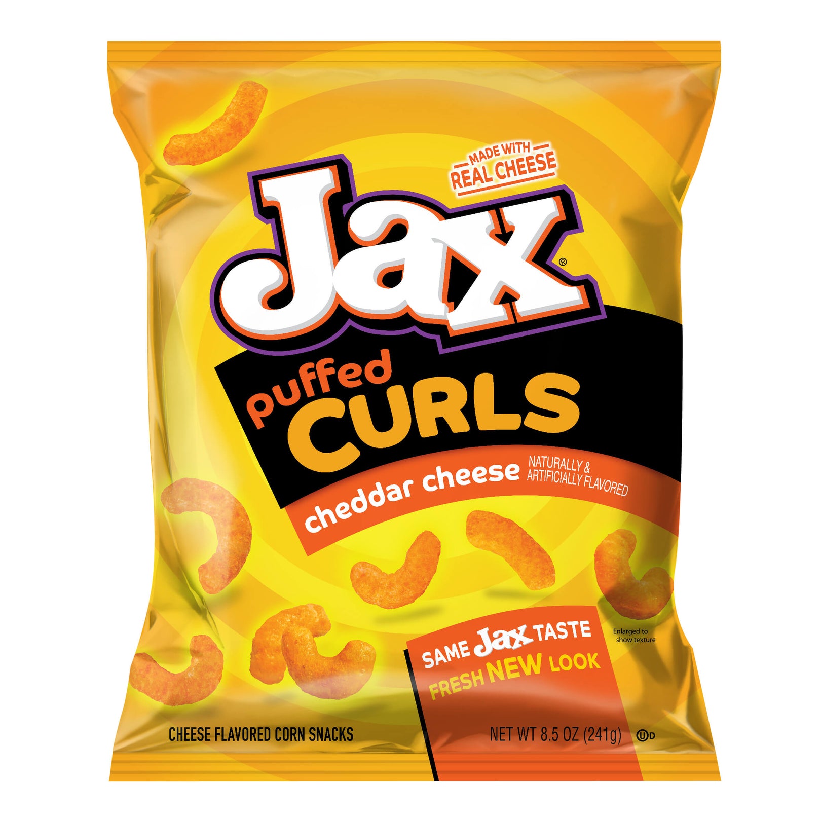 Jax Puffed Curls, Cheddar Cheese – Utz Quality Foods