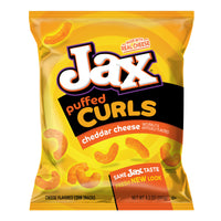 Jax Puffed Curls, Cheddar Cheese – Utz Quality Foods