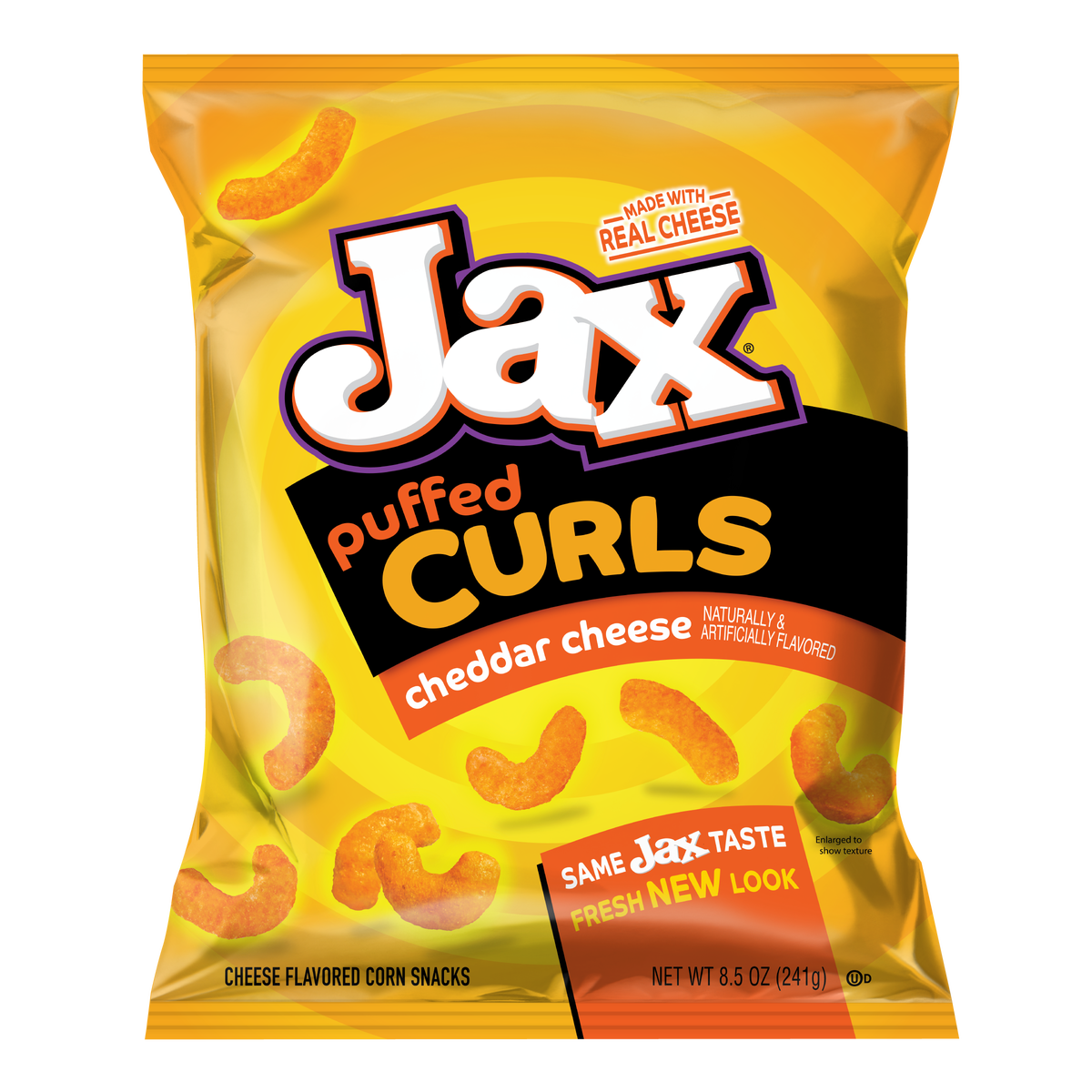 Jax Puffed Curls, Cheddar Cheese – Utz Quality Foods