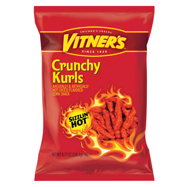 Vitner's Sizzlin Hot Crunchy Kurls – Utz Quality Foods