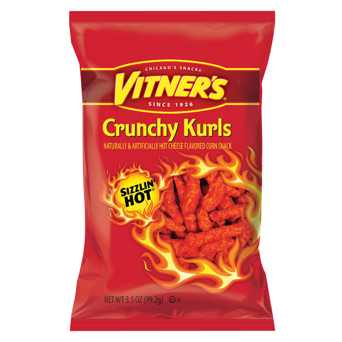 Vitner's Sizzlin Hot Crunchy Kurls – Utz Quality Foods