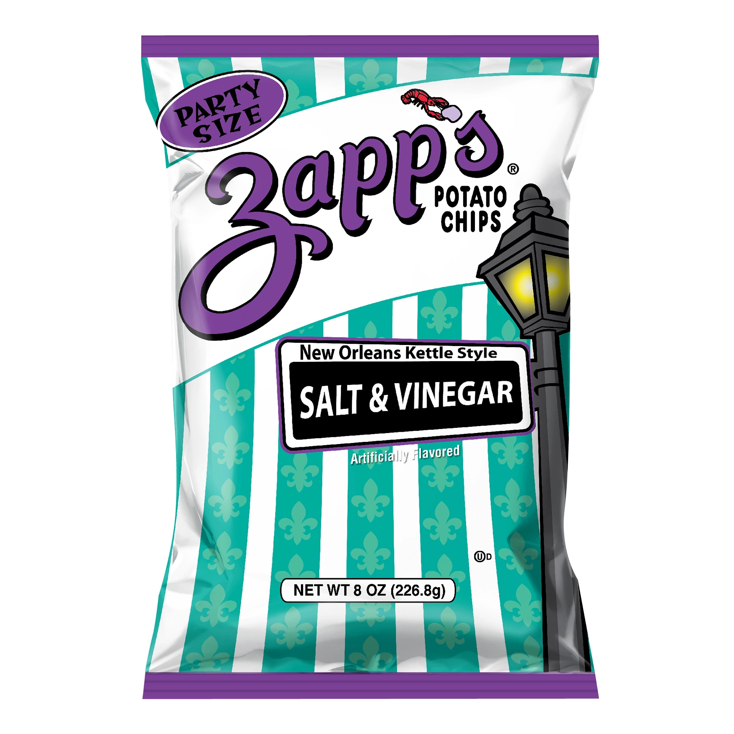 Zapp's Kettle Potato Chips Salt & Vinegar – Utz Quality Foods