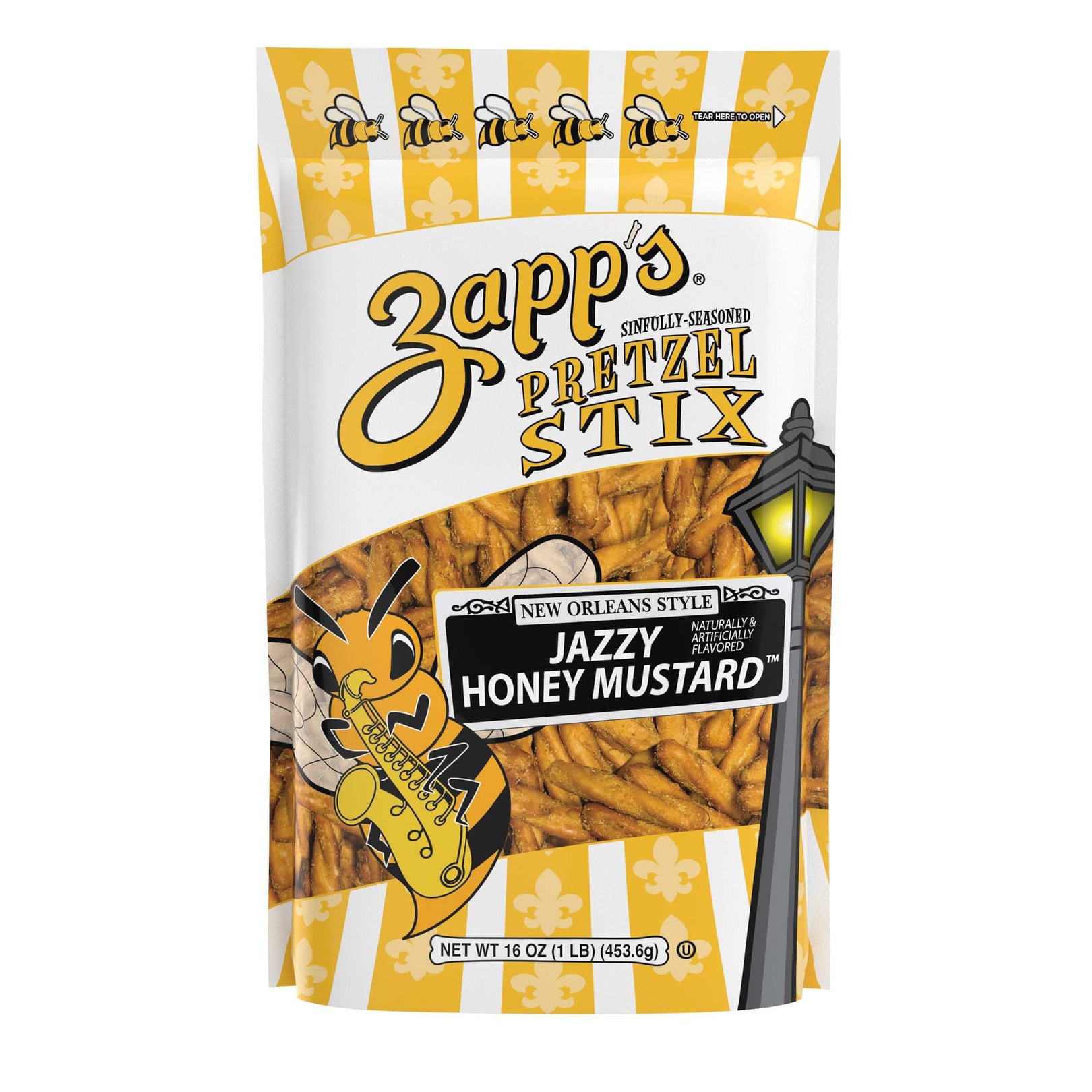 Zapp's Sinfully Seasoned Pretzel Stixs Jazzy Honey Mustard – Utz ...