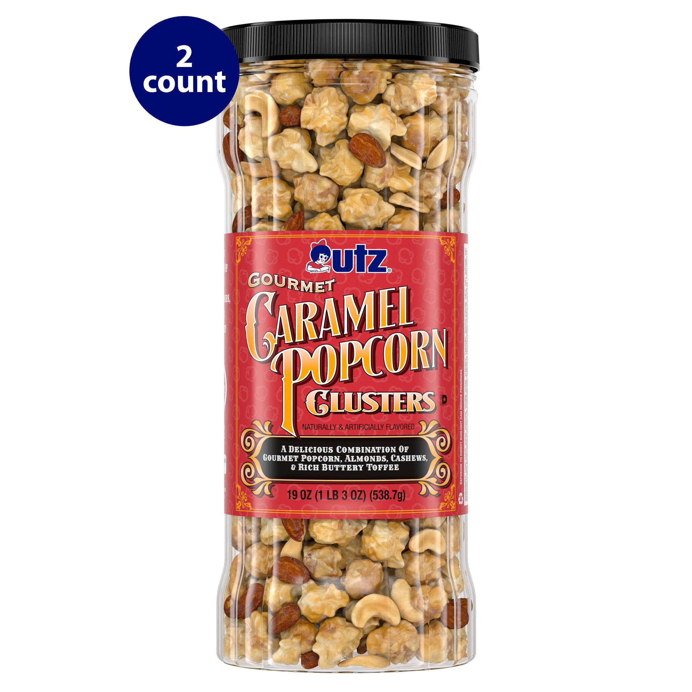 Utz Gourmet Caramel Popcorn Clusters Barrel – Utz Quality Foods