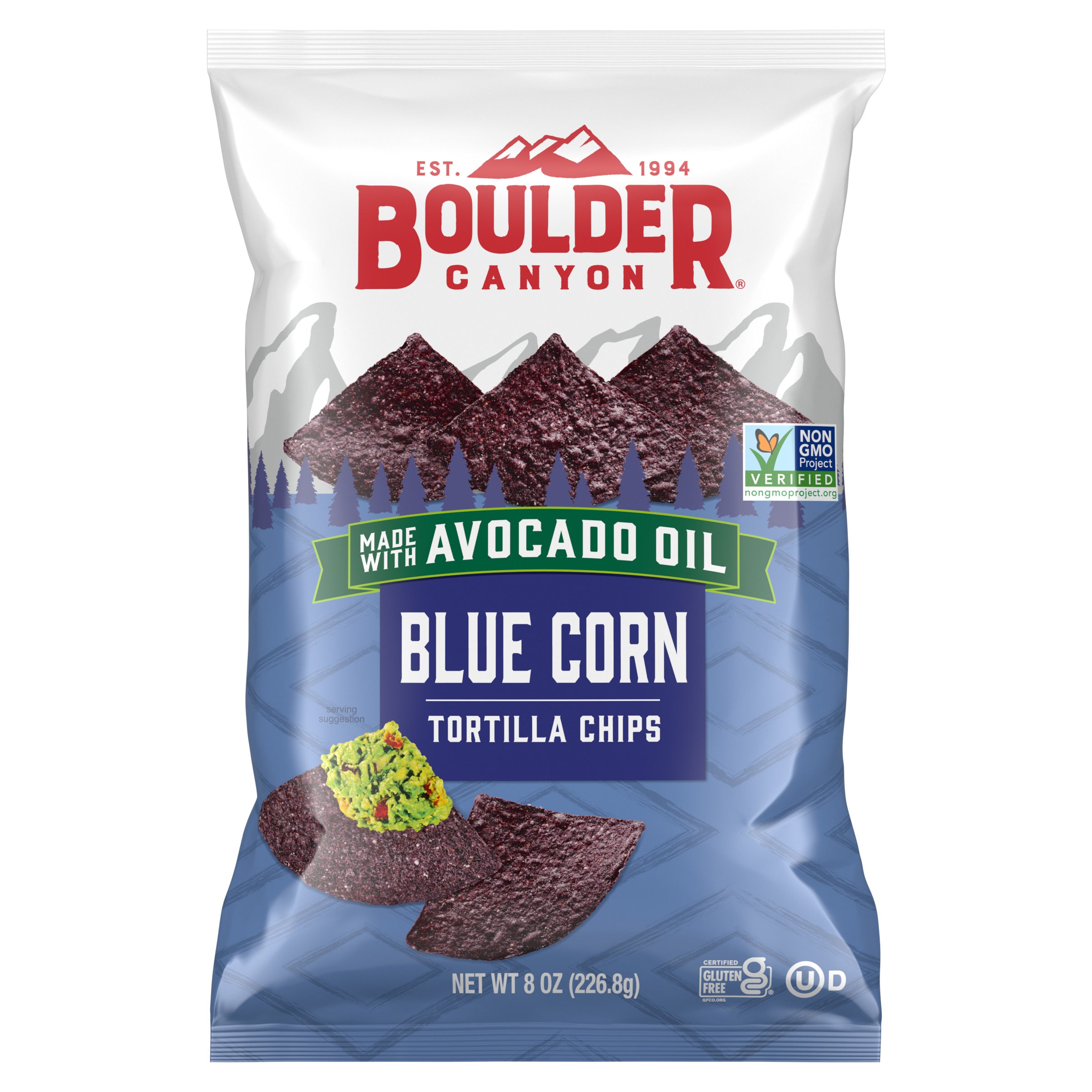 Boulder Canyon Avocado Oil Blue Corn Tortilla Chips – Utz Quality Foods