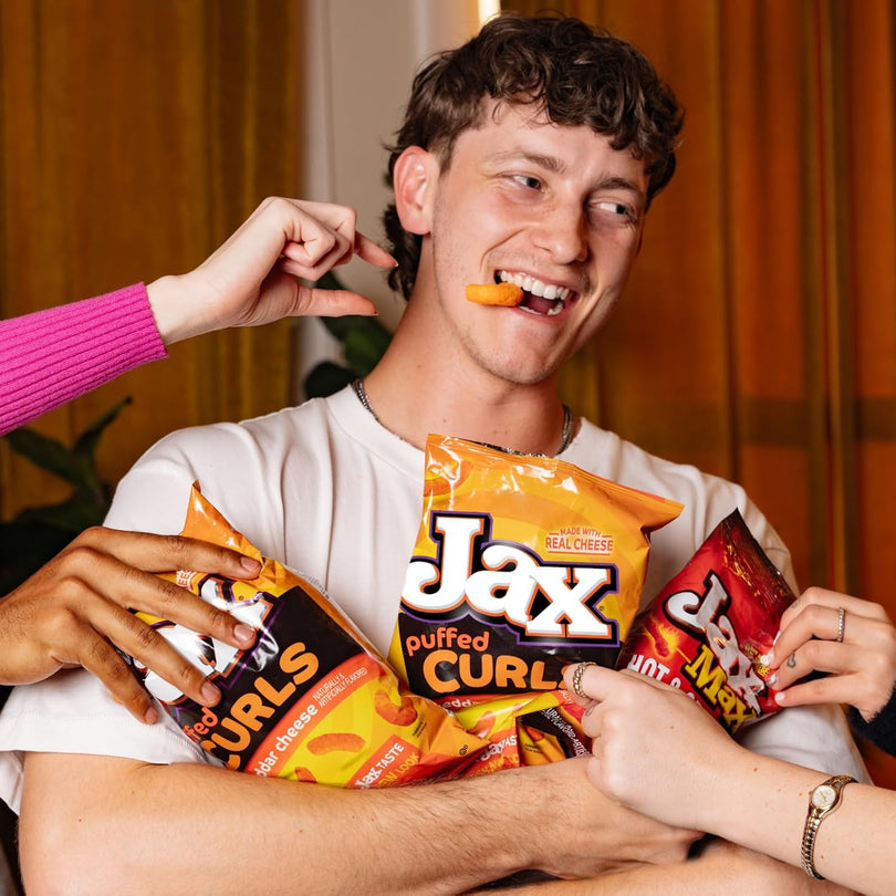 Jax Puffed Curls, Cheddar Cheese – Utz Quality Foods