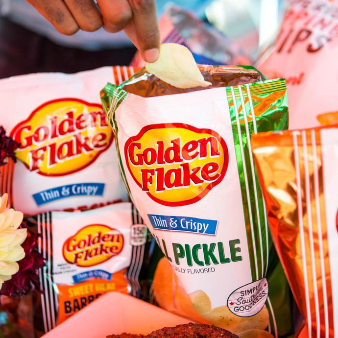 Golden Flake Potato Chips Dip Style Sweet & Smoky Mustard – Utz Quality ...
