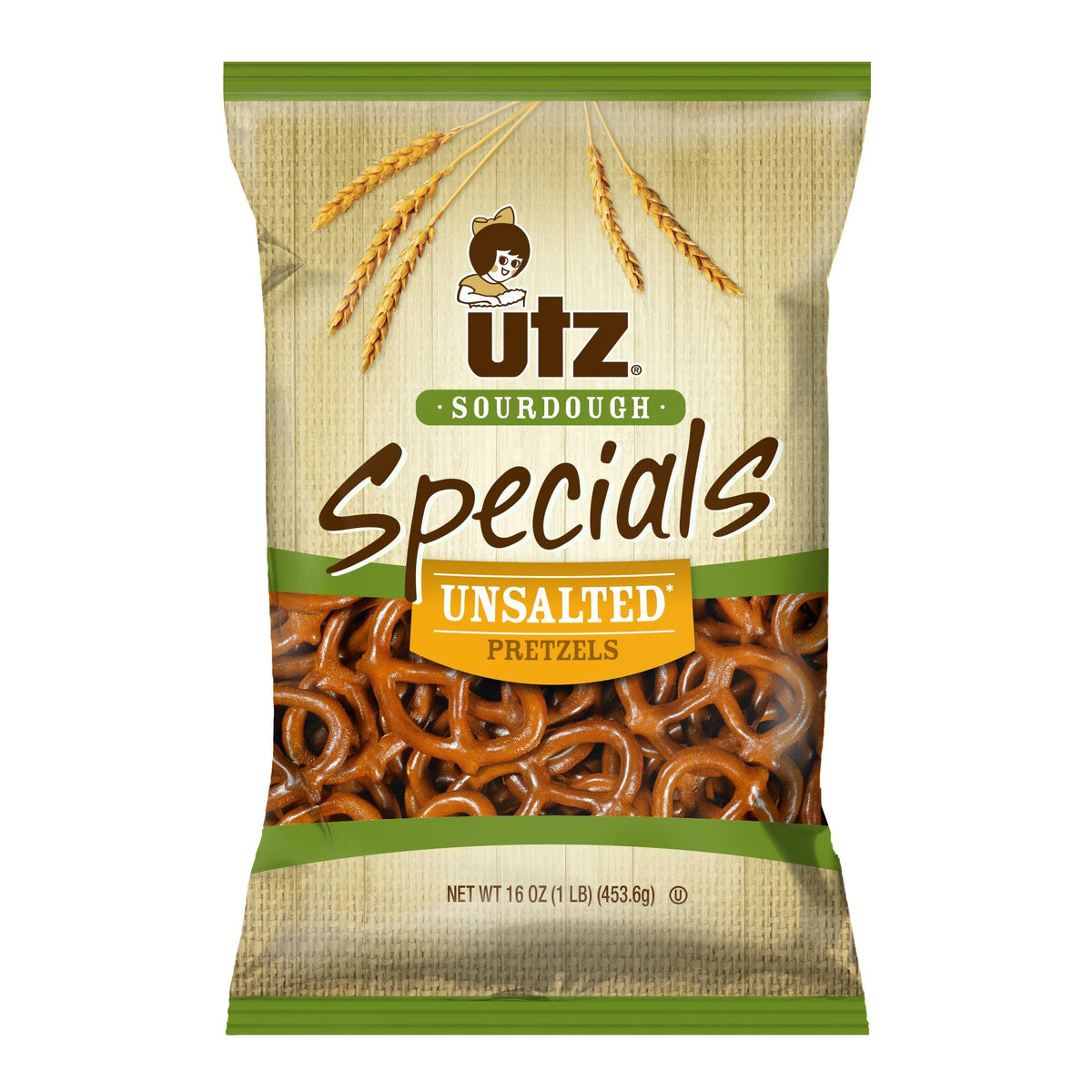 Utz Pretzels Sourdough Specials Unsalted 16 oz. – Utz Quality Foods