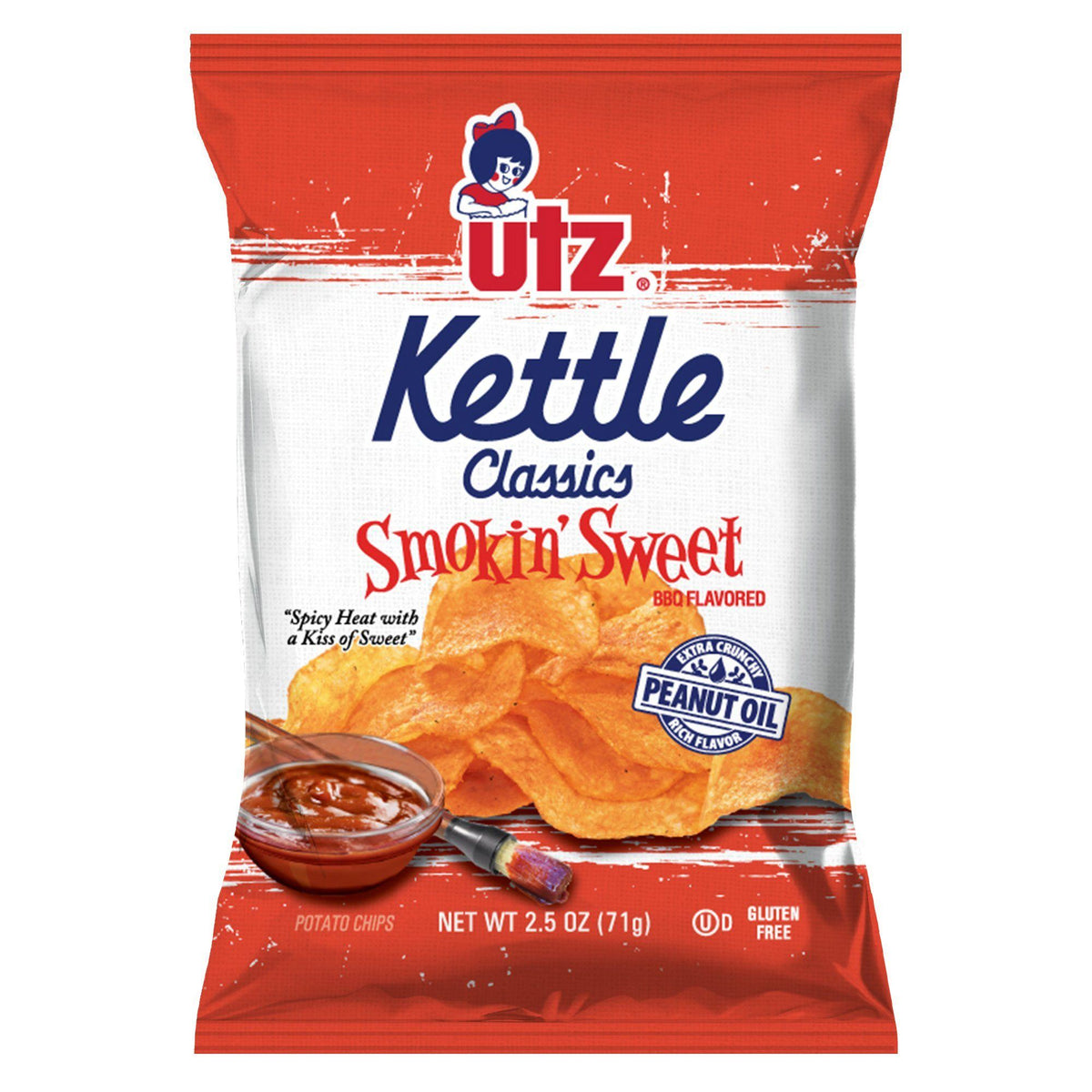 Utz Kettle Classics Potato Chips Smokin Sweet BBQ – Utz Quality Foods